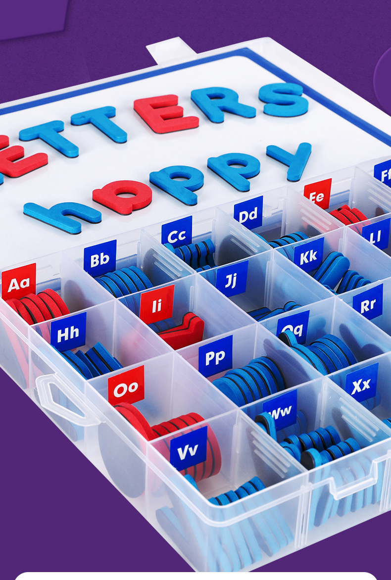 创意礼品套装磁贴卡通字母磁性贴彩色数字磁力贴海绵EVA冰箱贴-阿里巴巴