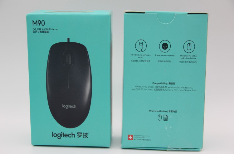 Logitech/罗技M90/M91P企业版光电有线鼠标USB办公家用原装正品-阿里巴巴
