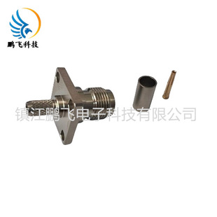 厂家供应TNC-C-KF3射频同轴连接器 铜镀镍TNC母头方板连接器-阿里巴巴