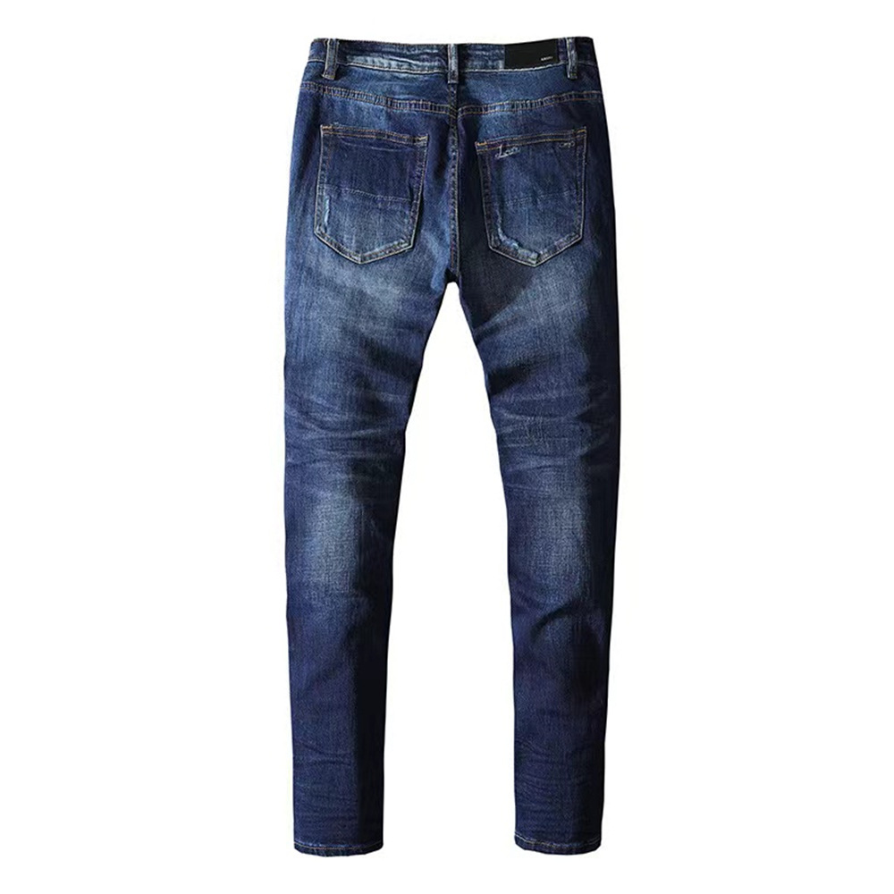 Wholesale AMIRI Foreign Trade New Motorcycle Men's Jeans, European and ...