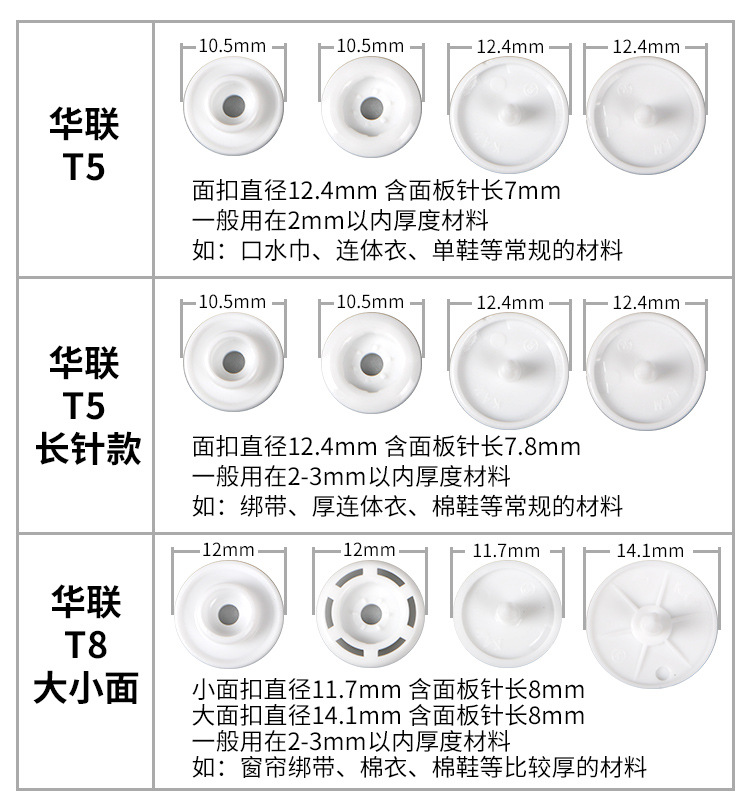 树脂四合扣服装辅料华联按扣T3-T5-T8塑料14mm纽扣彩色字子母暗扣-阿里巴巴