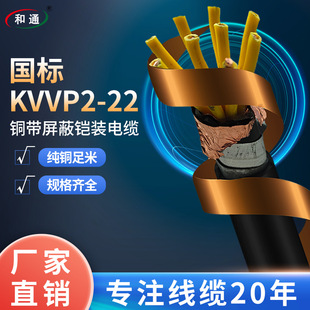 天和国标KVVP2-22铜带铠装屏蔽电缆2-30芯1.5、2.5、4、6、10平方-阿里巴巴
