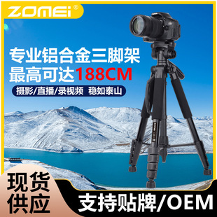 卓美Q188三脚架手机直播支架摄影摄像单反相机支架投影仪补光灯架-阿里巴巴