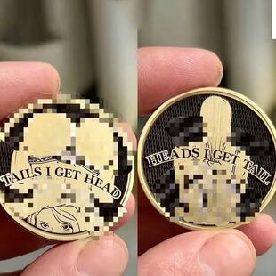 跨境新品 Funny Heads and Tails Coins 有趣的头和尾硬币-阿里巴巴