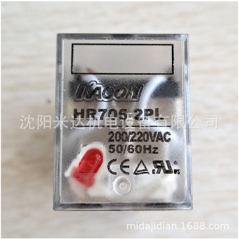 KACON凯昆HR705-2PL HR705-4PL 24VDC/220V电子继电器控制继电器-阿里巴巴