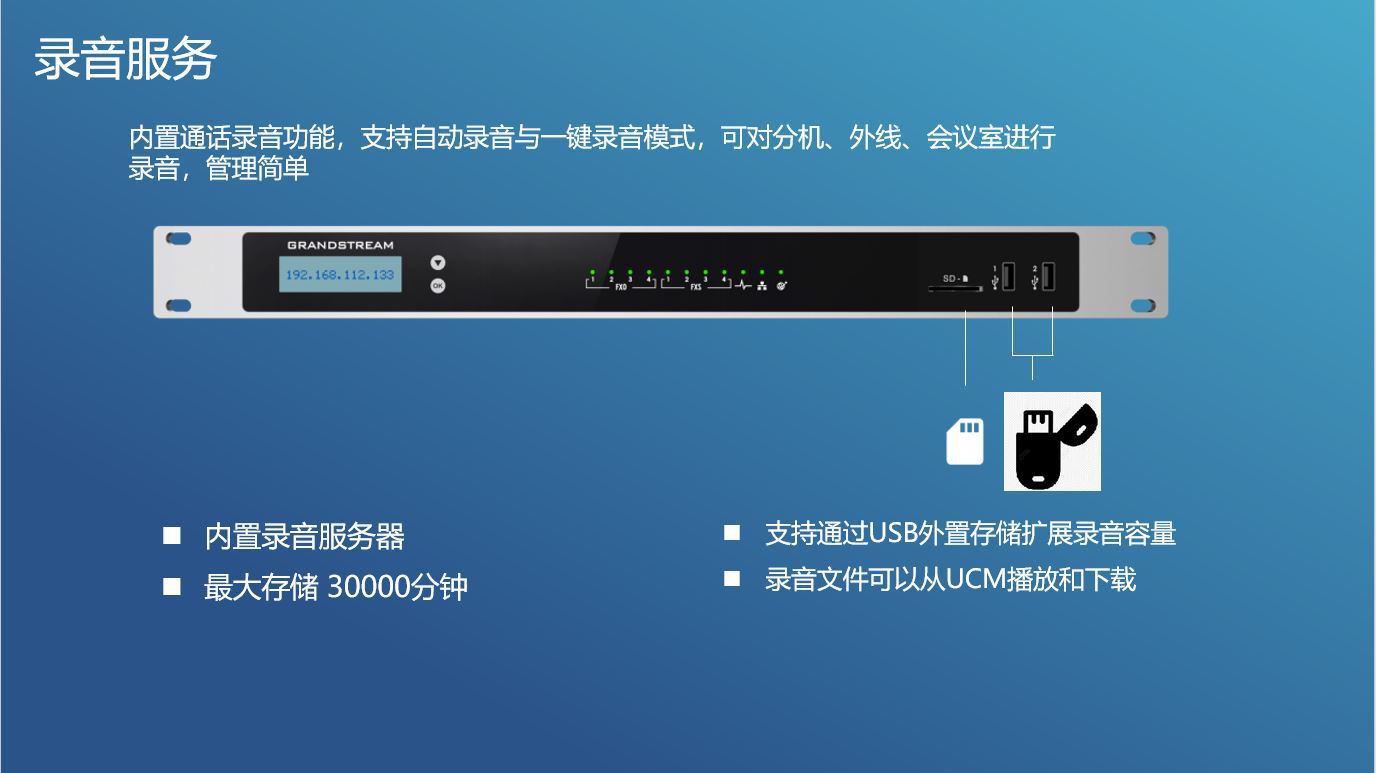 IP程控电话交换机 潮流网络UCM 6300A/6302A/6304A/6308A IPPBX-阿里巴巴