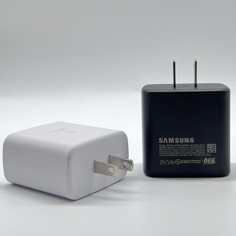 适用三星45W充电器快充头S22U+S20手机NOTE10数据线美规跨境套装-阿里巴巴