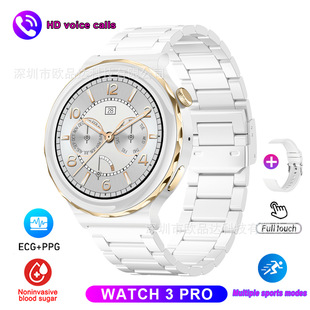HW52蓝牙通话智能手表女士男士防水手表编码器ECG+PPG带CE FCC-阿里巴巴