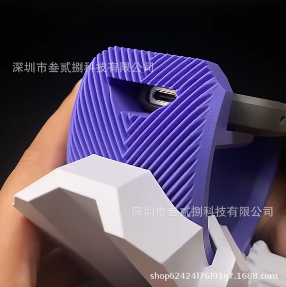 现货 3D Printed Herringbone Gear Phone Stand桌面齿轮手机支架-阿里巴巴