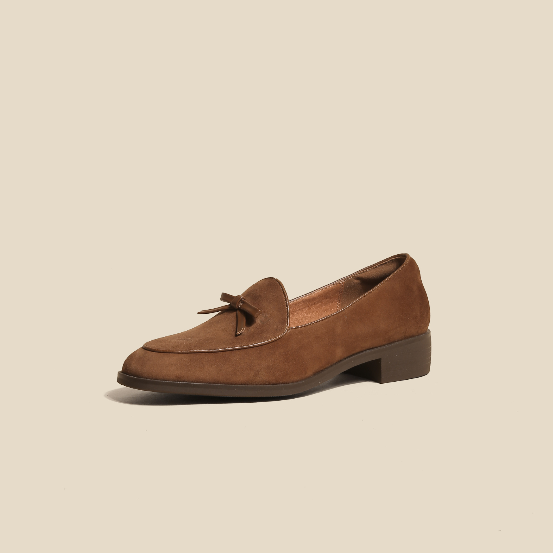 CHIKO Anahi Square Toe Block Heels Loafers Shoes