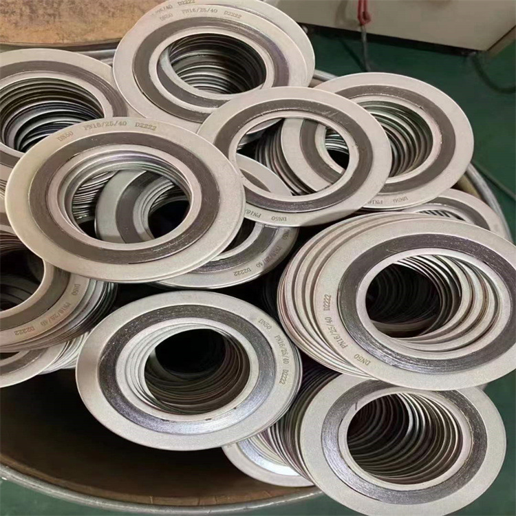 D2222金属石墨缠绕垫片 加强环柔性石墨垫 不锈钢金属缠绕垫片-阿里巴巴