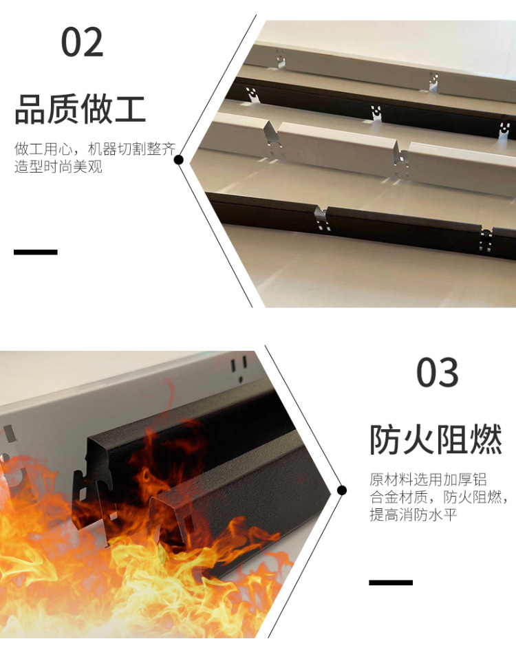 现货橙黄色铝格栅 150×50mm铝格栅 商场学校办公室吊顶格栅材料-阿里巴巴
