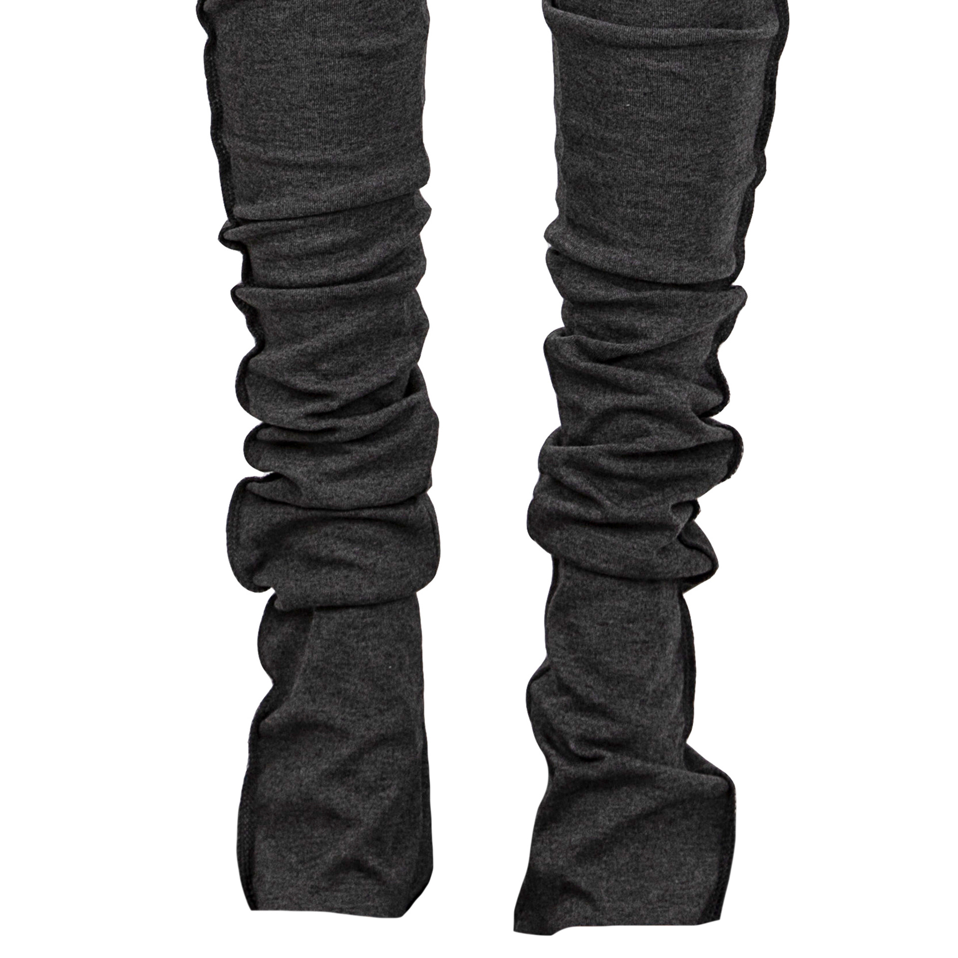 HR8187 欧美时尚女装 2021秋冬新款 棉质面料自定义堆叠堆堆裤-阿里巴巴