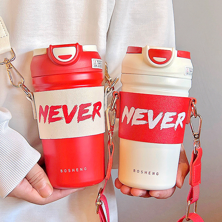 かわいい ins風 水筒 携帯便利コーヒーカップを2杯飲むのに便利な保温カップ女性の簡潔で高い容貌値随行カップ夏のオフィスカップギフト卸売｜「Cmall」