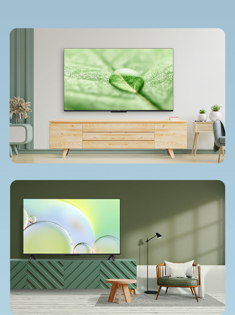 TCL43G60E英寸AI音画引擎德国莱茵TUV低蓝光认证护眼智能电视G60e-阿里巴巴