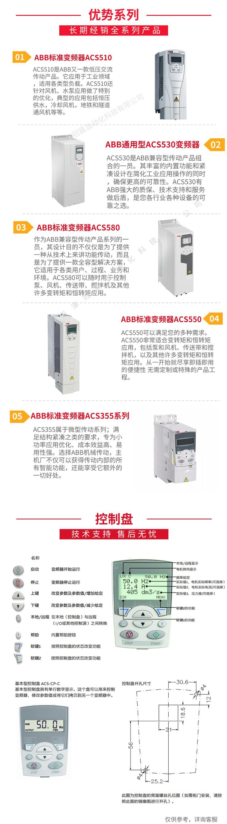 ABB变频器|ACS800-07系列通用变频ACS800-07-0135-3+P901-阿里巴巴