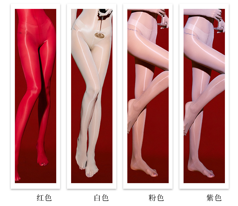 马油连体衣性感丝滑男士款油亮912针带jj套超薄8D诱惑透明全身袜-阿里巴巴