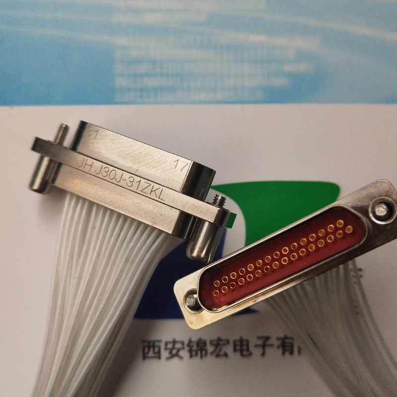 航插J30J-37ZKP J30J-37ZK压接矩形连接器（线长另核价）-阿里巴巴