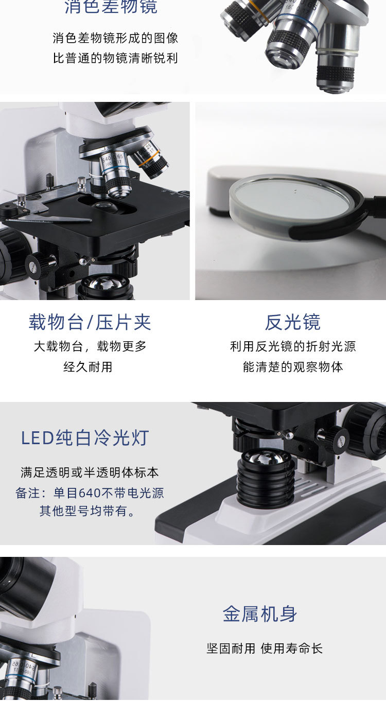 新款 XSP-2CA 单目 双目/三目生物/显微镜 液晶显示屏 1600倍-阿里巴巴