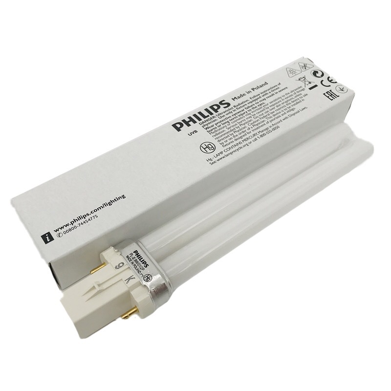 飞利浦311窄谱NB-UVB紫外线PL-S 9W/01/2p 8W 36WUVB窄谱中波灯管-阿里巴巴