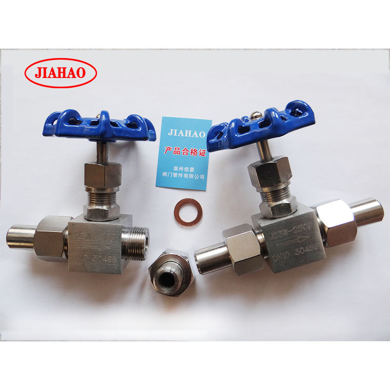 J23W-320P DN15 ￠22不锈钢高压针型仪表截止阀 对焊式焊接针型阀-阿里巴巴