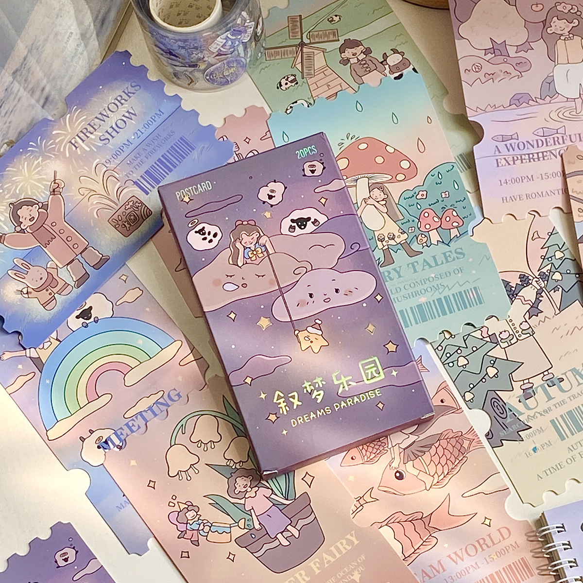 早泡手形はがき叙夢楽園シリーズ創意はがきins可愛い少女プレゼントカード20枚 | 1688.comの工場直送商品を7sGoodでお得に購入 | 中国輸入代行・OEM・検品・仕入れをワンス ...