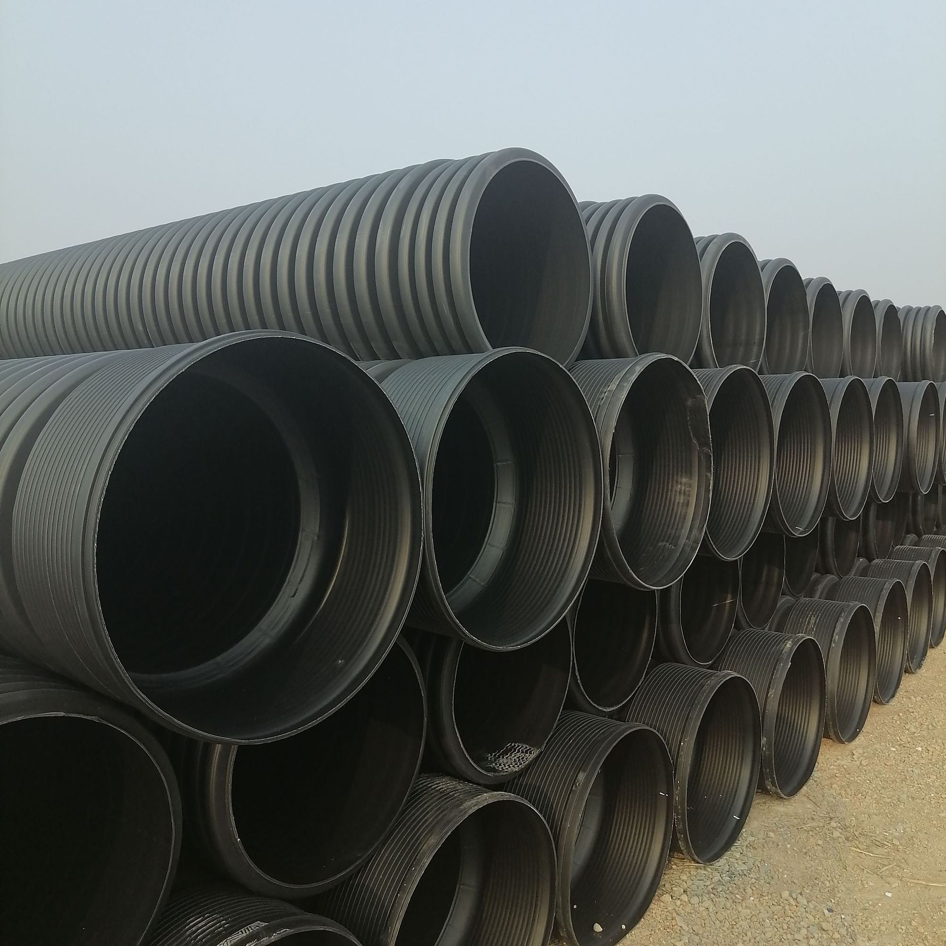 联塑 HDPE双壁波纹管DN400型S1.S2.SN4.SN8高密度聚乙烯PE双壁波-阿里巴巴