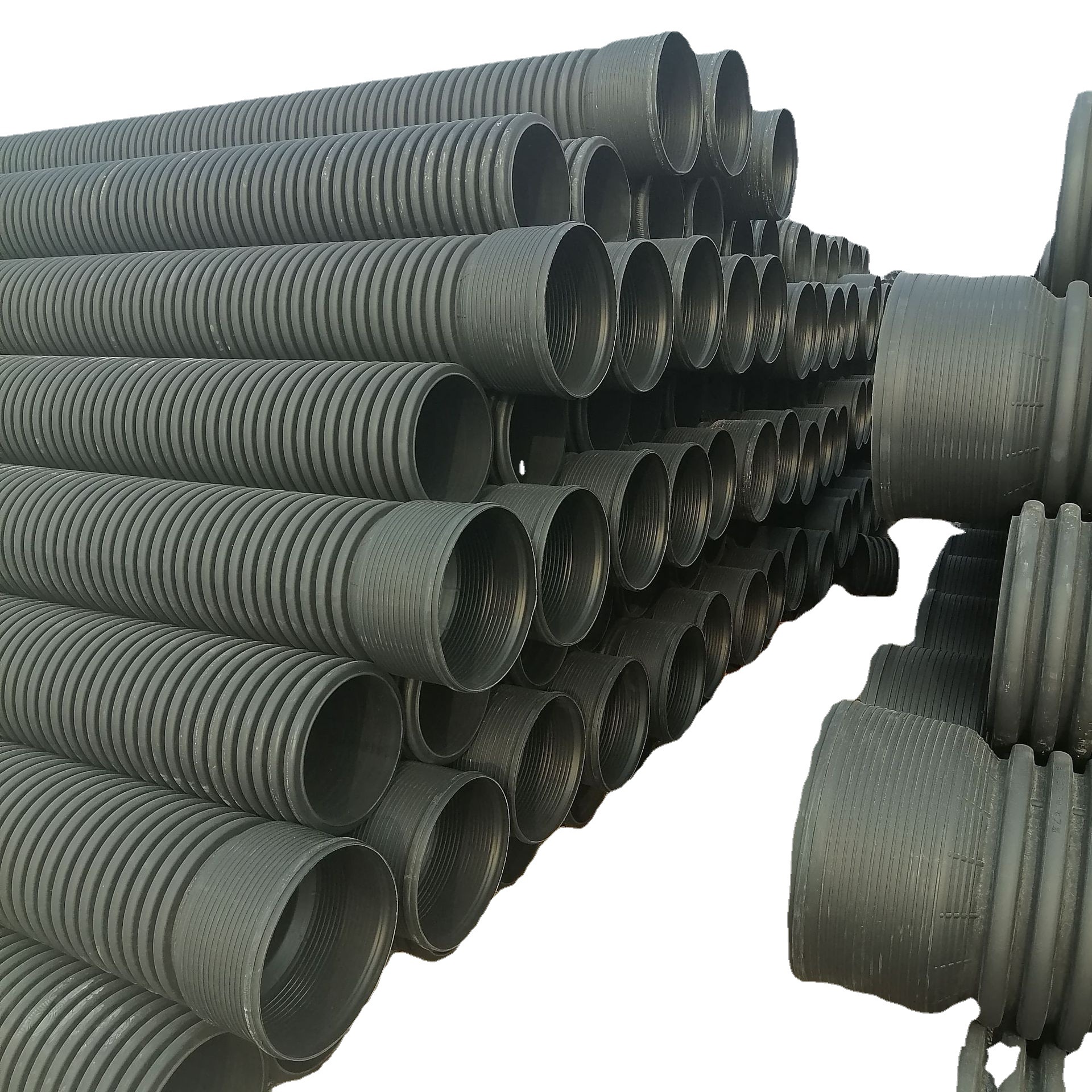 联塑 HDPE双壁波纹管DN400型S1.S2.SN4.SN8高密度聚乙烯PE双壁波-阿里巴巴