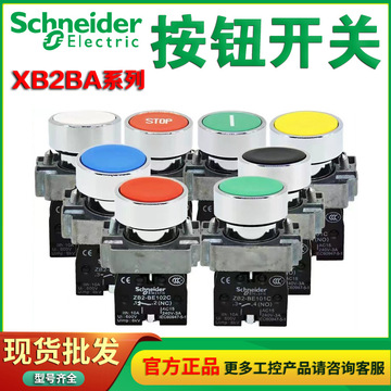 Schneider按钮开关自复位XB2BA31C XB2BA11C XB2BA21C XB2BA22C-阿里巴巴