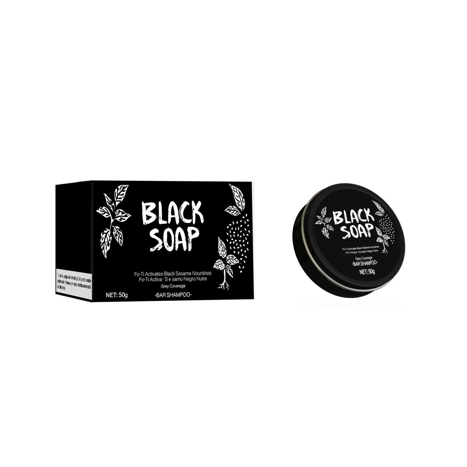 跨境亚马逊 Black rice soap 控油滋润营养发丝 洗发黑米皂50g-阿里巴巴