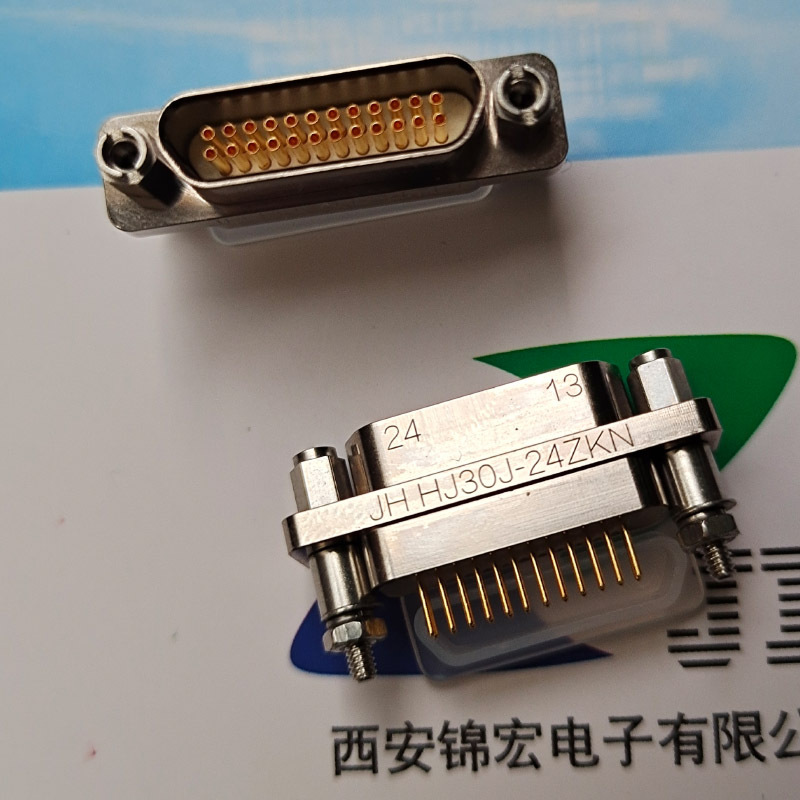 HJ30J带尾罩高速传输矩形连接器HJ30J-12/18/24/30/36/55/100TJ-A-阿里巴巴