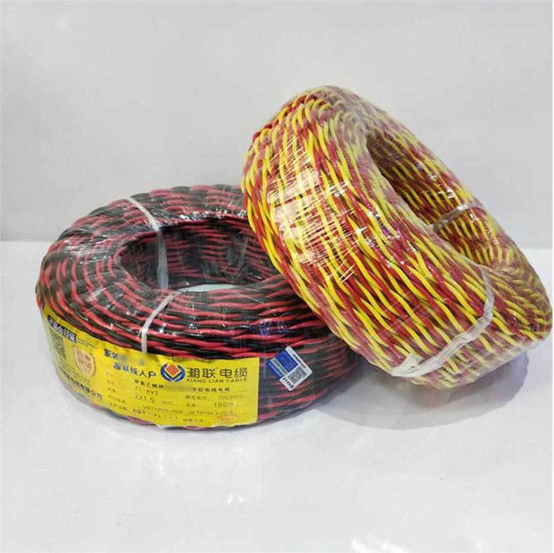 湘联花线家用电线电缆WDZN-RYS双绞线2芯2.5平方工程消防灯头线-阿里巴巴