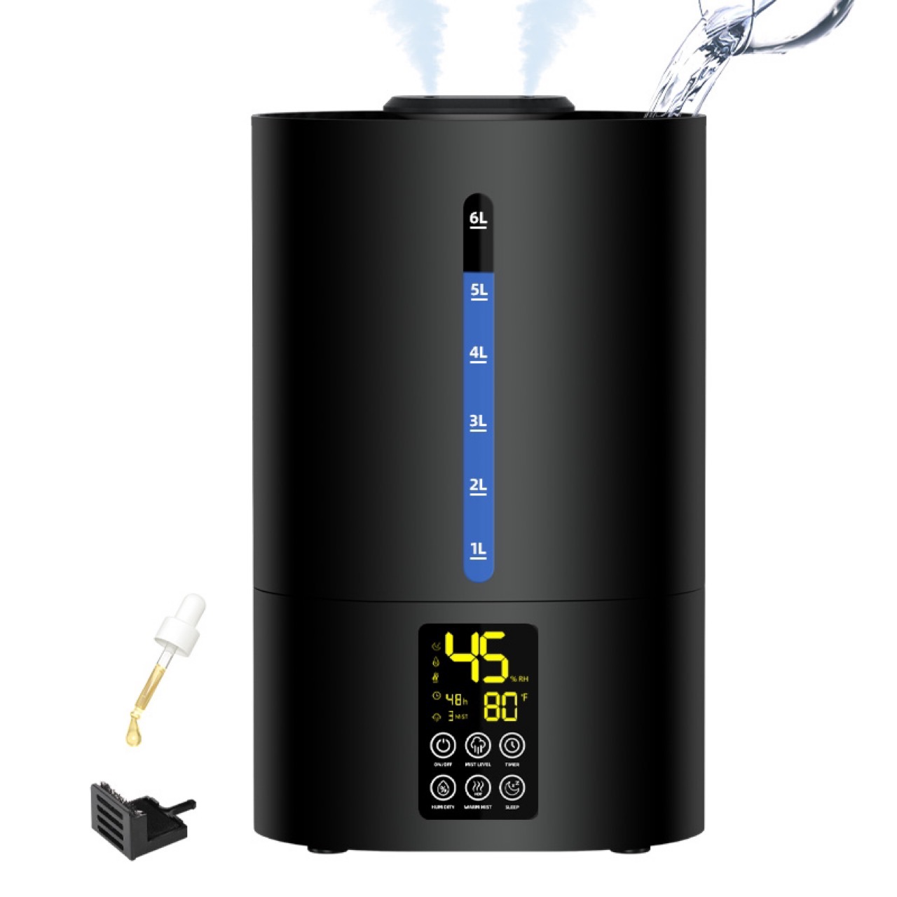 6L Humidifiers for Bedroom-Green Screen-阿里巴巴