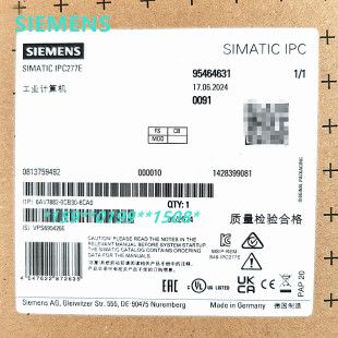 6AV7230-0DA20-0BA0 西门子SIMATIC IPC377E 工控机 15” 触摸屏-阿里巴巴