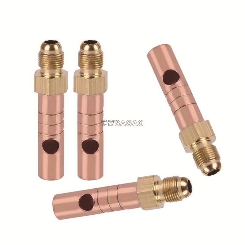 P80等离子割枪配件 LGK100电极割嘴 P80割枪上端前后接头10mm-阿里巴巴