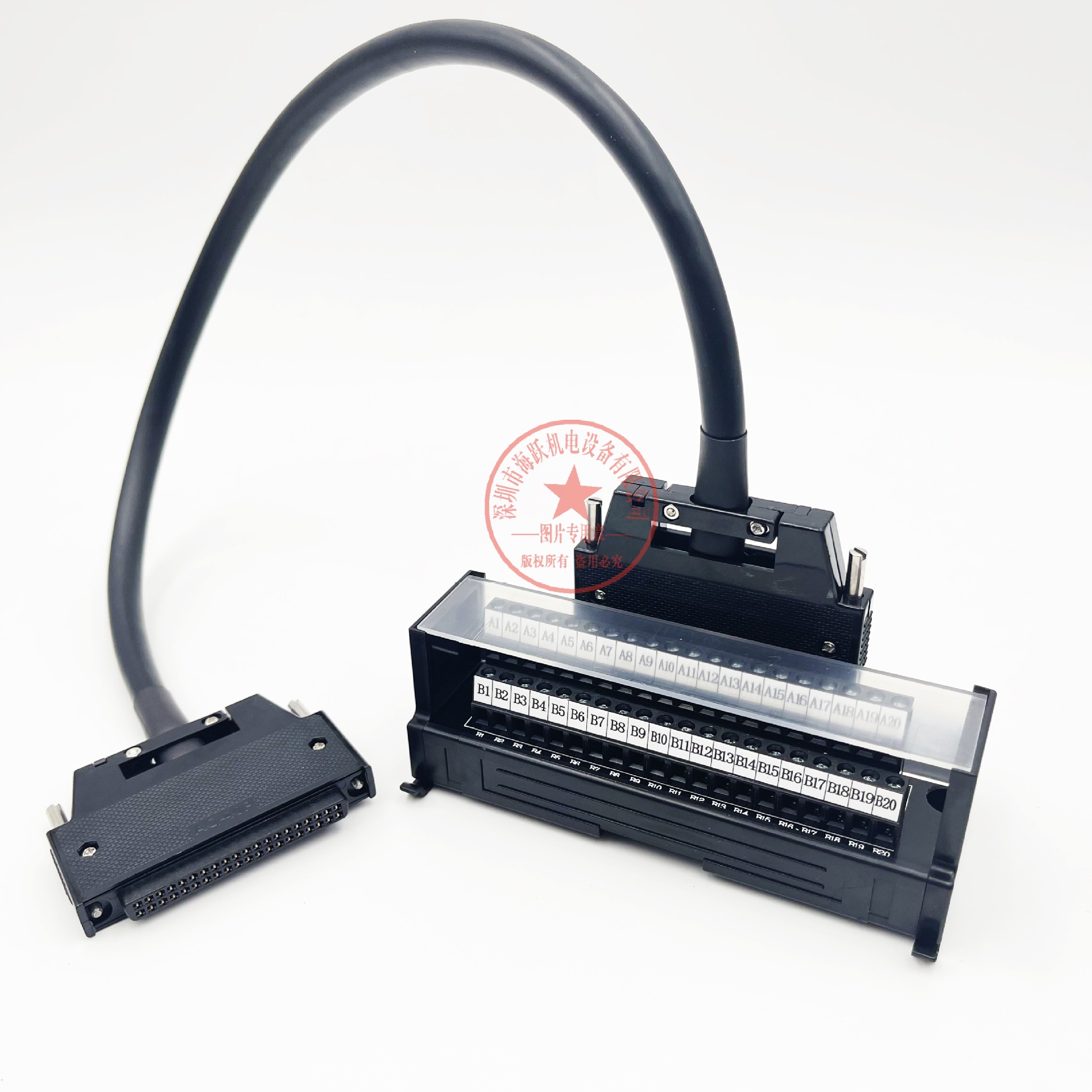 FA-LTB40P-F 三菱Q系列L系列CPU\模块省配线端子排 FCN接口端子台-阿里巴巴