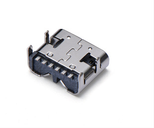 TYPE -C USB 6P 12P 16P SMT 四脚插件 TYPE C-阿里巴巴
