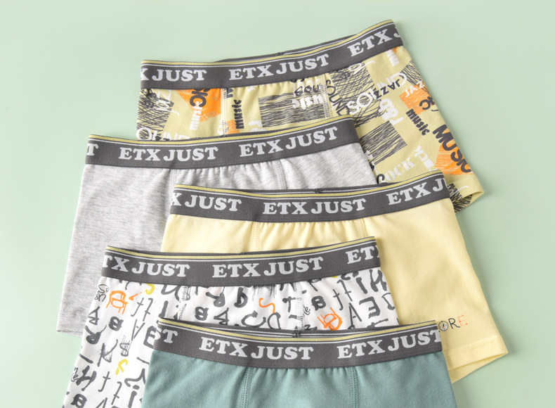 ETX JUST儿童内裤拉架棉A类男童平角裤中大童短裤青少年内裤厂家-阿里巴巴