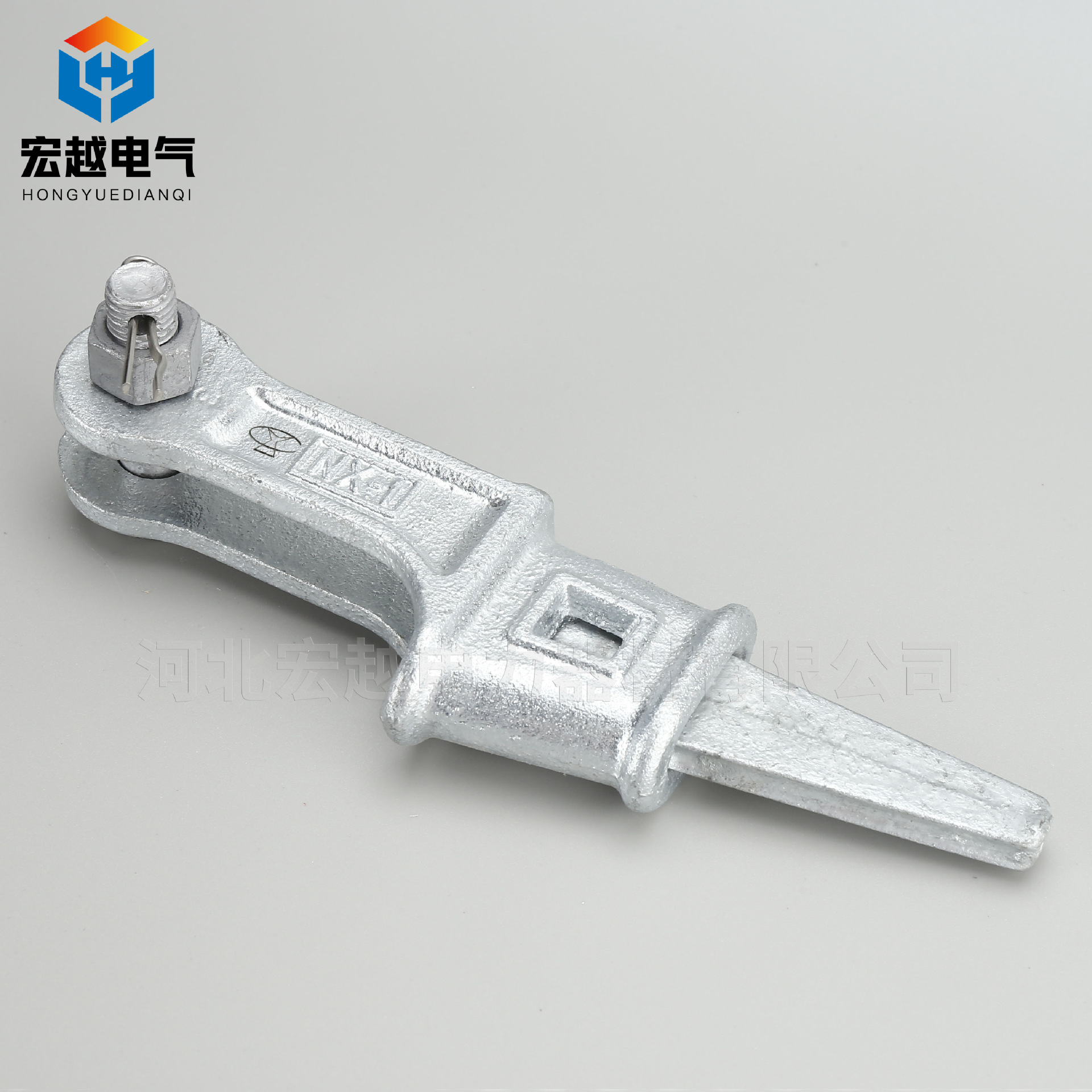 【NX楔形线夹】电力拉线金具NX-1-2-3-4可调式热镀锌楔形耐张线夹-阿里巴巴