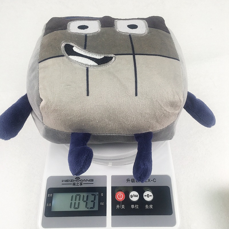 NUMBERBLOCKS毛绒公仔玩偶数字积木玩具儿童数学启蒙动画教具-阿里巴巴