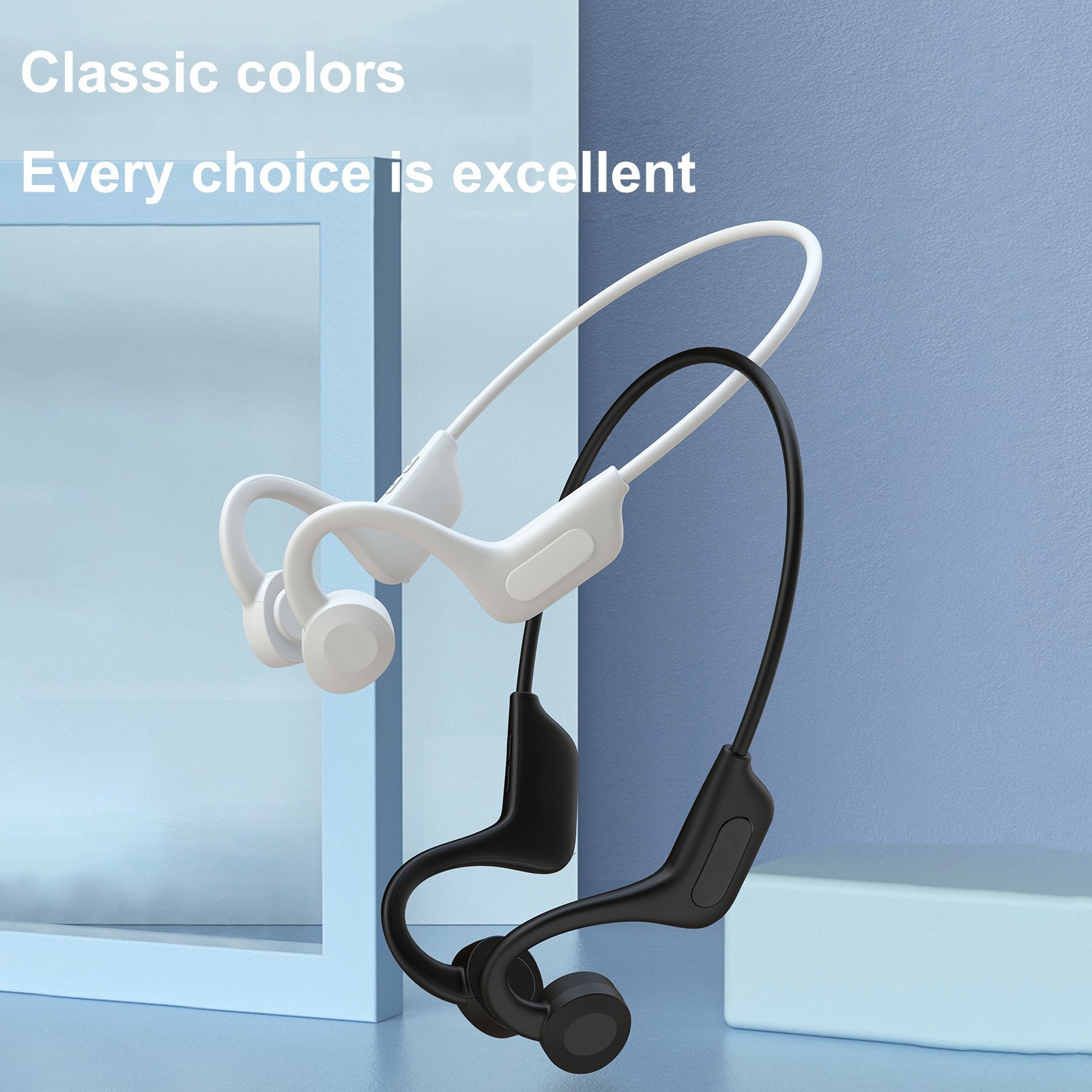 YYK-Q33蓝牙耳机黑科技骨传导二代空气传导不入耳防水一件代发-阿里巴巴