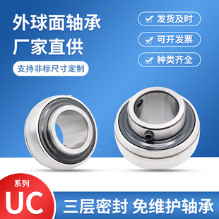 厂家直供 UC204 UC205 UC206 UC207 UC208 UC209 UC210外球面轴承-阿里巴巴