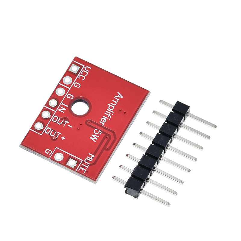 XS9871迷你AB类模块数字功放板5V单声道5W音频功率放大器diy-阿里巴巴