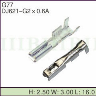 DJ621-G2×0.6A 国产 1500-0106 接线端子2.2插片铜插簧 G77-阿里巴巴