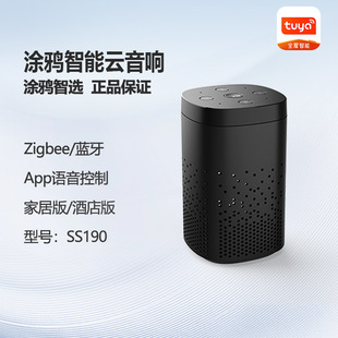 涂鸦新款SS190蓝牙音箱带网关酒店居家专用语音zigbee小智管家-阿里巴巴