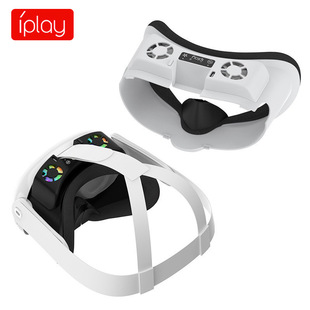 Meta Quest 3VR头盔散热风扇Oculus quest 3VR眼镜遮光面罩RGB灯-阿里巴巴