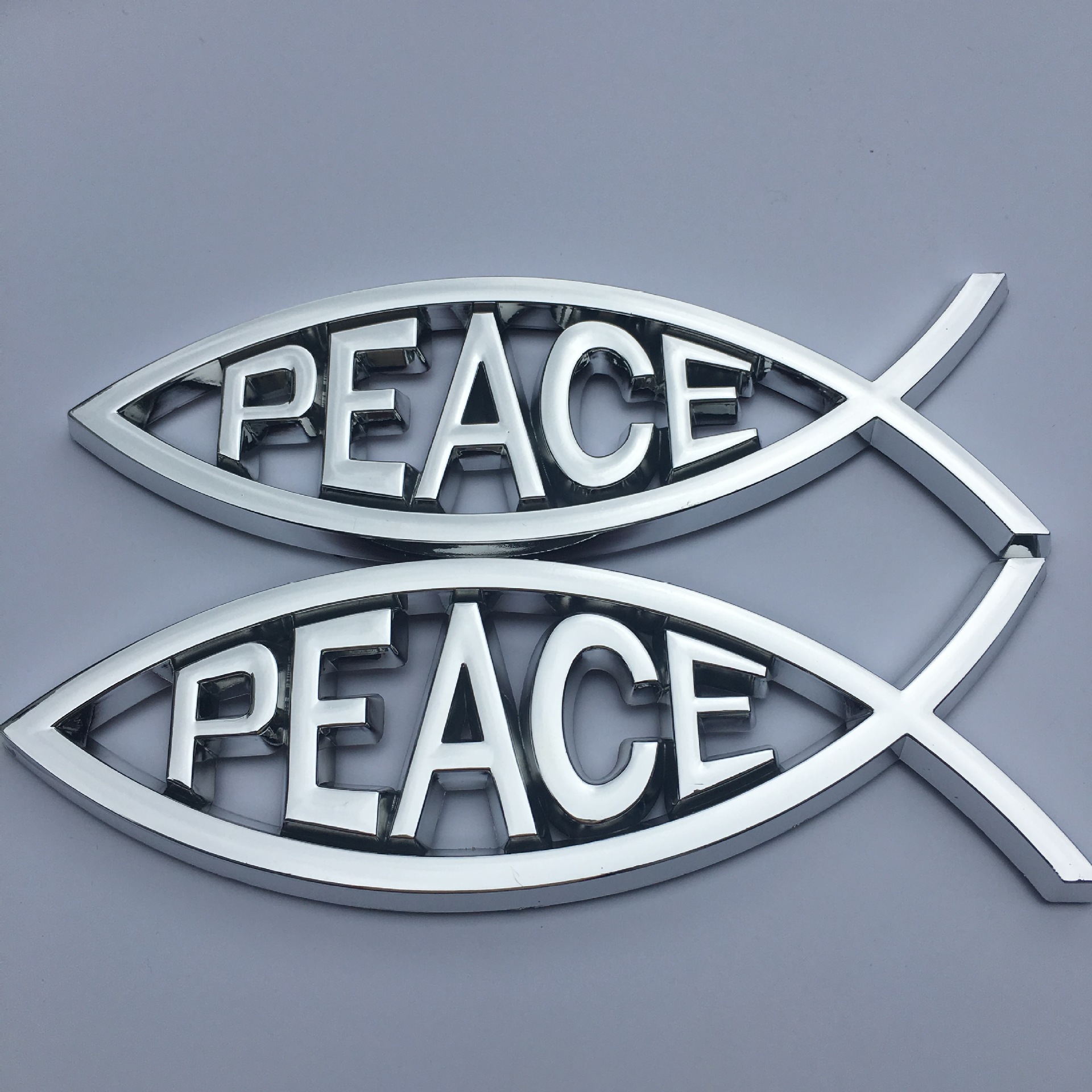 【丰瑞】 鱼形标贴 汽车标贴 车身贴 汽车尾标装饰 004-4-阿里巴巴