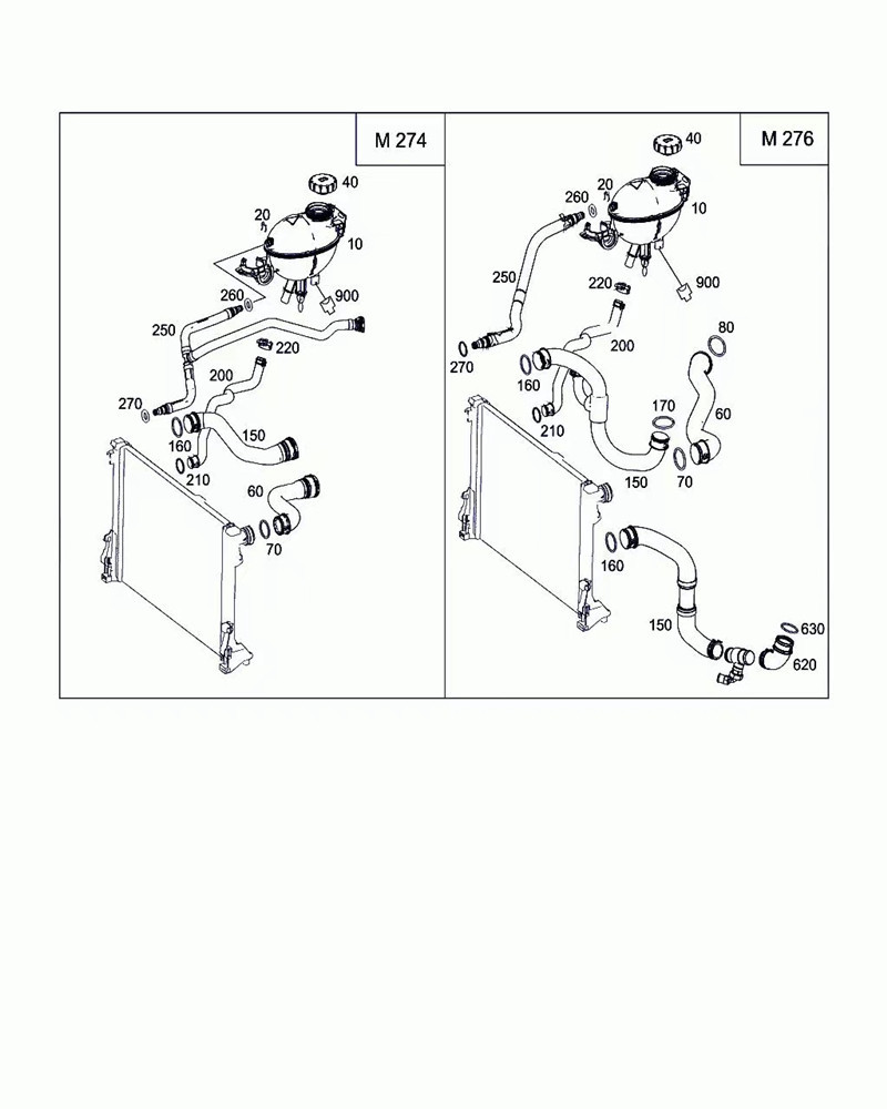适用奔驰E级CLS级W204GLK水箱连接上水管冷却液软管2045018782-阿里巴巴