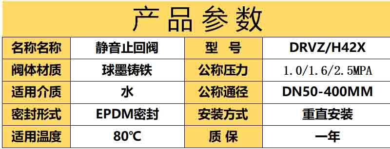 批发静音止回阀 H42X-16Q立式铜芯铸铁水锤法兰静音止回阀-阿里巴巴