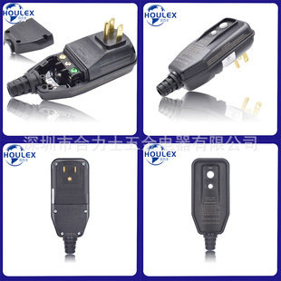 供应GFCI插头 防漏电保护器插头 GFCI防触电插头NEMA5-15P-阿里巴巴